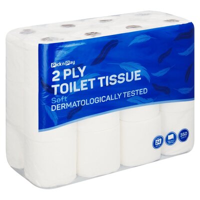 PnP 2 Ply Toilet Paper 24 Pack | PnP