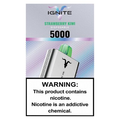 Ignite Strawberry Kiwi 5% Nicotine Salt V5000 Disposable Vape | PnP