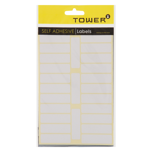 Tower White Sheet Label 45 x 13mm | PnP
