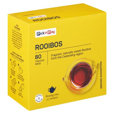 PnP Rooibos Tea Bags 80 Pack | Smart Price Specials | PnP Home