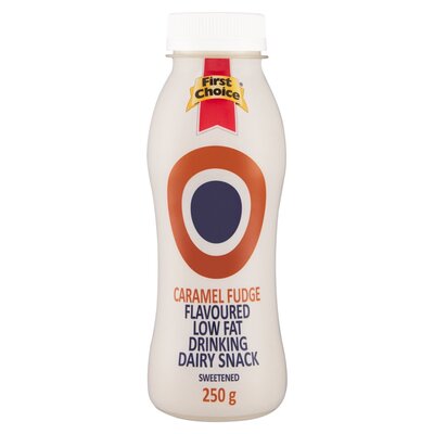 First Choice Low Fat Caramel Fudge Dairy Snack Drinking Yoghurt 250g | PnP