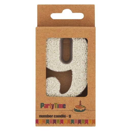 Party Time Number Candle No.9 | PnP