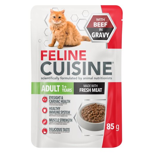 Feline Cuisine Beef In Gravy Cat Food 85g | PnP
