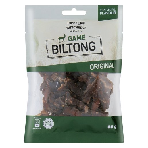 PnP Sliced Game Biltong 80g | PnP
