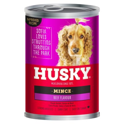Husky Meatlovers Mince Beef Flavoured Dog Food 775g | PnP