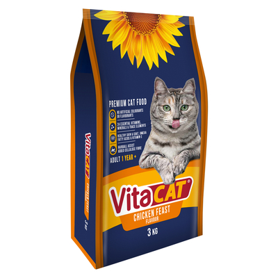 Vitacat Chicken Feast Flavour Cat Food 3kg | PnP