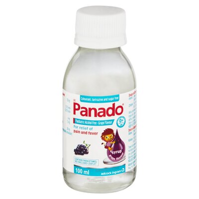 Panado Syrup Grape Alcohol & Sugar Free 100ml | PnP