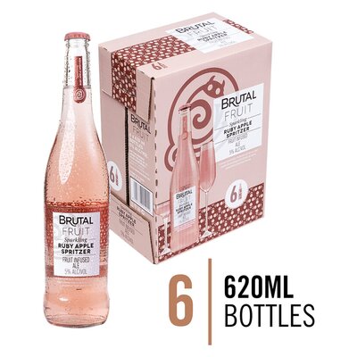Brutal Fruit Ruby Apple NRB 6 x 620ml | PnP