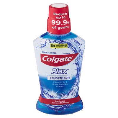 Colgate Plax Mouthwash, Mint Freshness, Complete Care 500ml | PnP