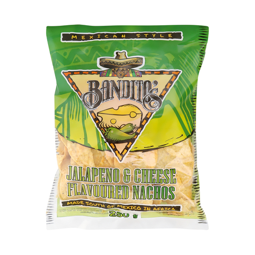 Bandito's Jalapeno Cheese Nachos 250g | PnP