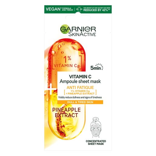 Garnier Skin Active Ampoule Sheet Mask Pineapple Extract | PnP