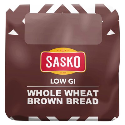 Sasko Low Gi Dumpy Whole Wheat Brown Bread 800g | Smart Price Specials ...