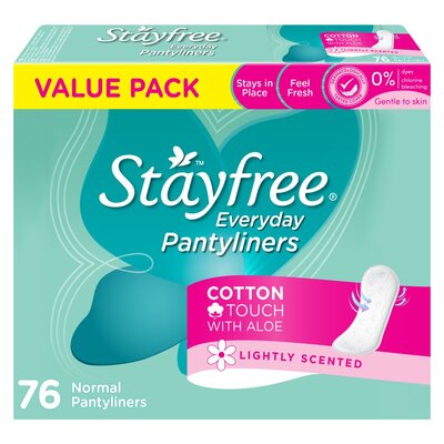 Stayfree Pantyliners Normal Aloe 76ea | Smart Price Specials | PnP Home