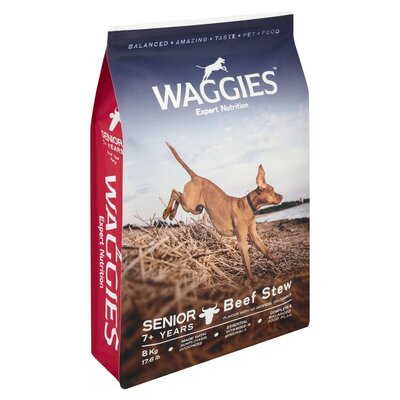 Waggies Senior Beef Stew 8kg | PnP