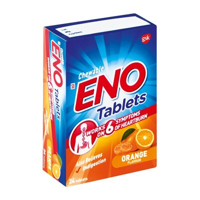Eno Heartburn & Antacid Tab Orange 24s | PnP