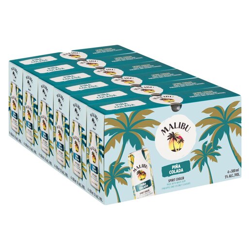 Malibu Pina Colada Spirit Cooler 24 x 300ml | PnP