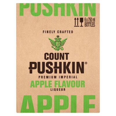 Count Pushkin Apple Vodka 750ml x 6 | PnP