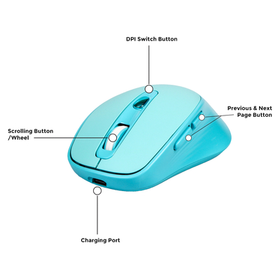 Ultra Link Charcoal Blue Rechargeable Mouse | Smart Price Specials ...