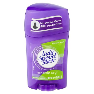 Mennen Lady Speed Stick Powder Fresh Invisible Dry Antiperspirant 39.6g ...