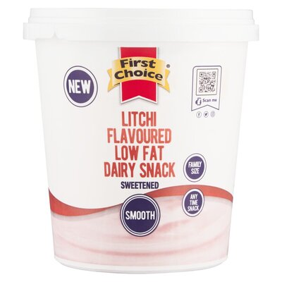 First Choice Litchi Flavoured Low Fat Dairy Snack 1kg | PnP