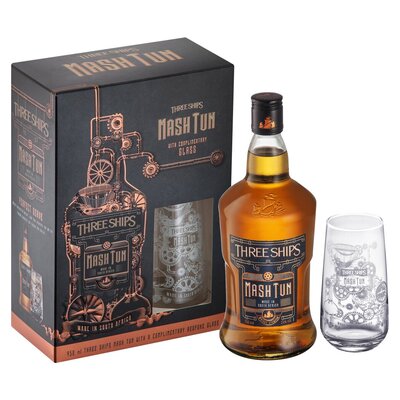 Three Ships Mash Tun & Glass 750ml | PnP