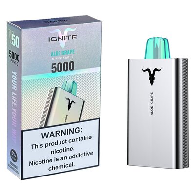 Ignite V50 Aloe Grape 5% Nicotine Salt Disposable Vape | PnP