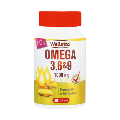 Wellvita Omega 3 6&9 1000mg 90 Softgels 60s x 6 | Smart Price Specials ...