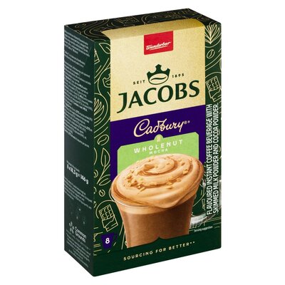 Jacobs Cadbury Instant Wholenut Mocha Flavoured Cappuccino 8 x 18.3g | PnP