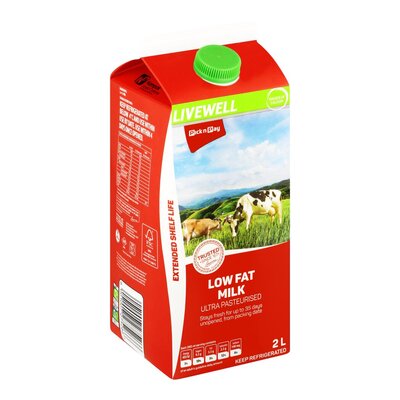 PnP Live Well Low Fat Ultra Pasteurized Milk 2L | PnP