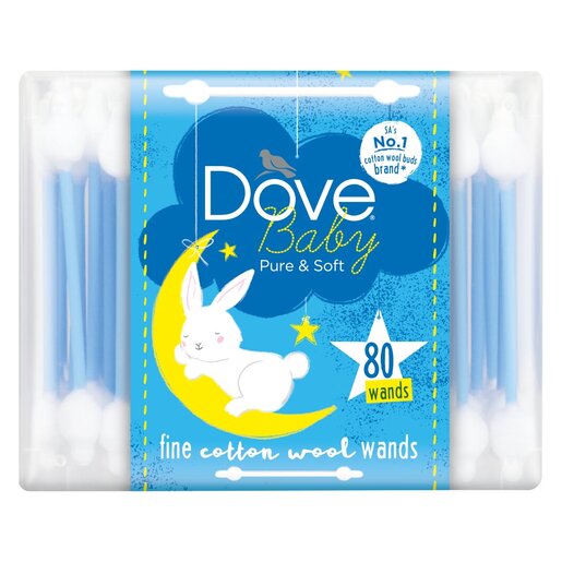 Dove Baby Cotton Wands 80 Pack | PnP
