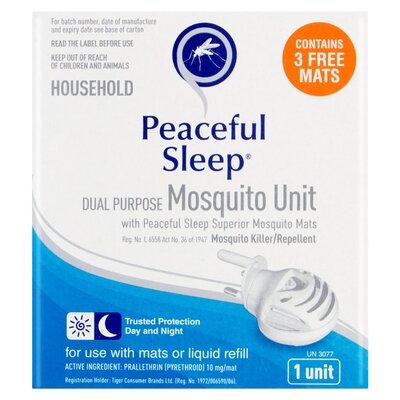 Peaceful Sleep Mosquito Repellent Electric Unit | Smart Price Specials ...