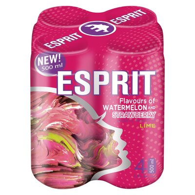 Esprit Watermelon & Strawberry 4 x 500ml | PnP