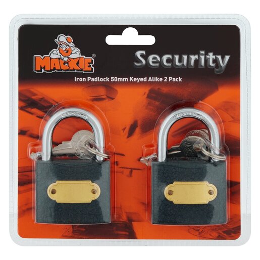 Mackie Iron Padlock 50mm 2KA | PnP