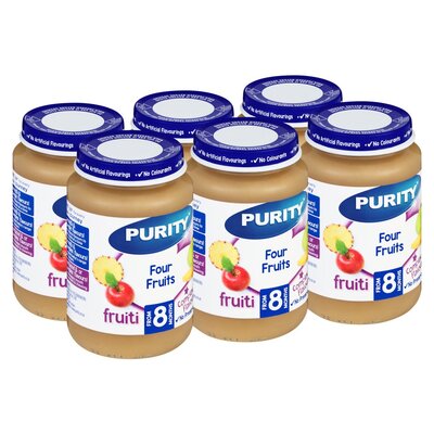 Purity Jar Four Fruits 200ml from 8 Months x 6 | PnP