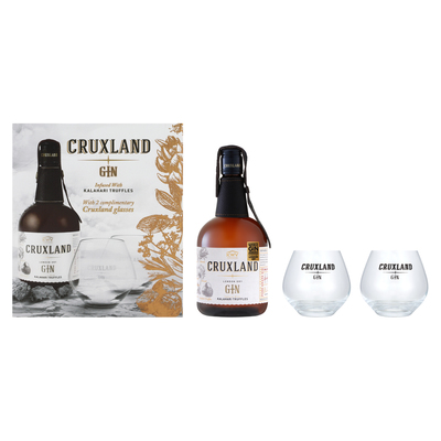 Cruxland Gin & 2 Glasses Gift Pack 750ml x 6 | PnP