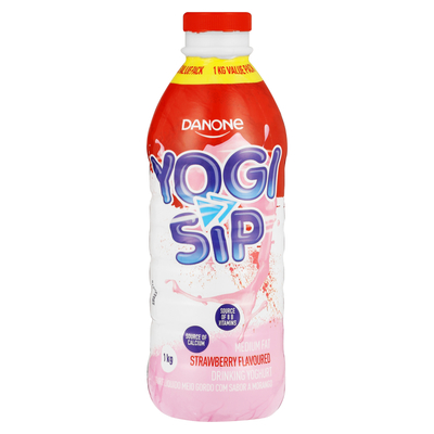 Danone Yogi Sip Strawberry Drinking Yoghurt 1kg | Smart Price Specials ...