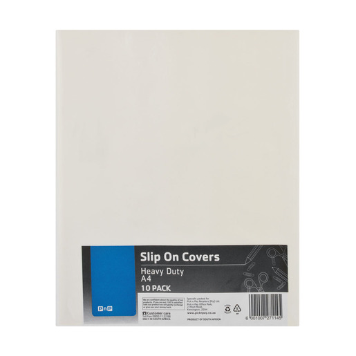 PnP A4 Slip On Cover 100 Micron | PnP