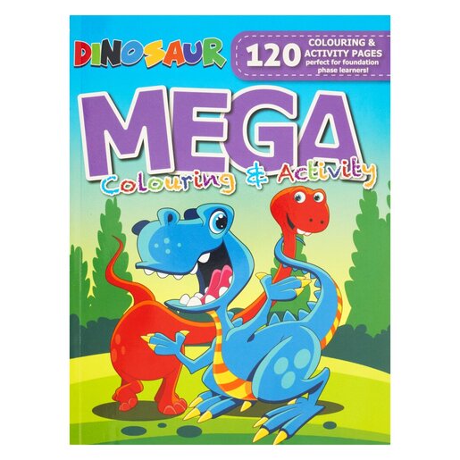 Butterfly Dinosaur Mega Activity & Colouring Book 120 Pages | Smart ...