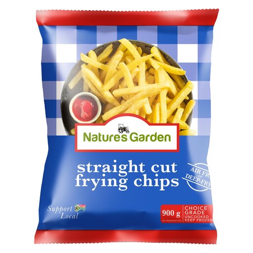 Nature's Garden Frozen Straight Cut Frying Chips 900g | PnP