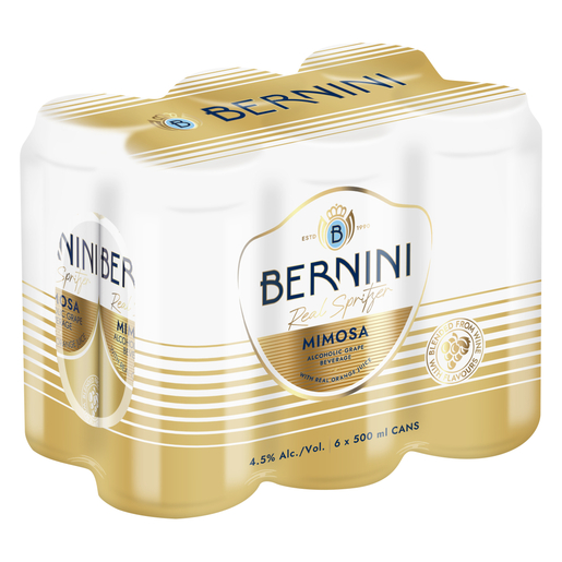 Bernini Mimosa Sparkling Spritzer 6 x 500ml | Smart Price Specials ...