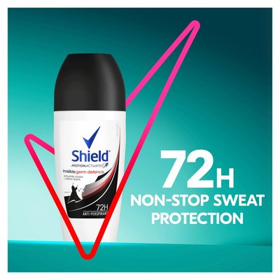 Shield Women Invisible Germ Defence Antiperspirant Roll-On Deodorant ...
