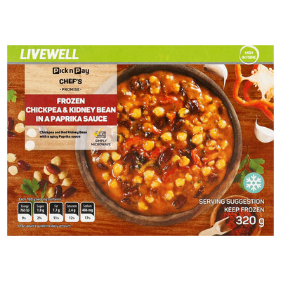 PnP Frozen Chickpeas & Kidney Bean in a Paprika Sauce 320g | PnP