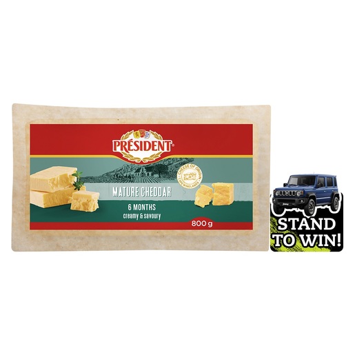 President 6 Month Mature Cheddar 800g | PnP