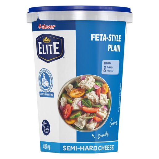Clover Traditional Plain Feta Cheese 400g | PnP