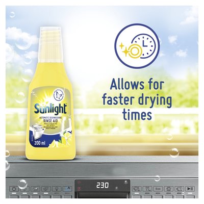 Sunlight Regular Automatic Dishwasher Rinse Aid 200ml | PnP