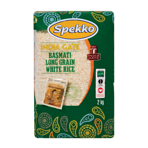 Spekko Rice Basmati India Gate Class 2kg | PnP