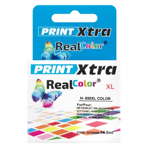 Real Colour Compatible HP 650XL Tri Colour Ink Cartridge | Smart Price ...
