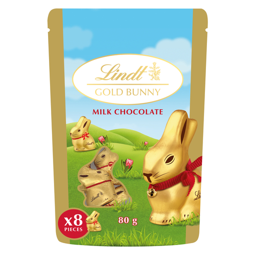 Lindt Milk Chocolate Gold Bunny 8 Pack 80g | PnP