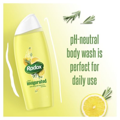 Radox Feel Invigorated Lemon and Rosemary Body Wash 400ml | PnP