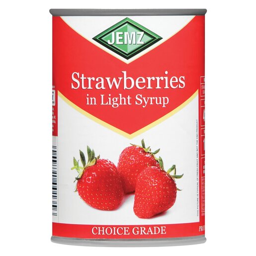 Jemz Strawberries in Syrup 410g | PnP